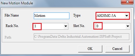 Services Support - FAQ - How do I create a new motion module from ...