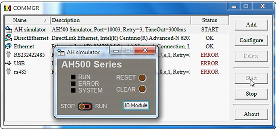 服務與支援 - 常見問題 - 使用ISPSoft軟體，如何模擬程式執行的狀態?(以可程式控制器AH系列為例) - 台達