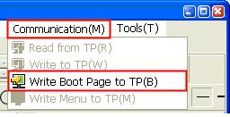 Services Support - FAQ - How to set boot page of TPEditor software ...