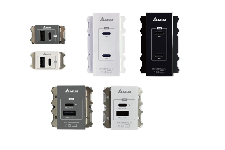 Products - USB Socket Outlets - Delta Americas